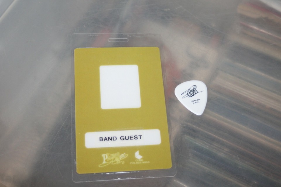 Slash Guns N' Roses Velvet Revolver Guitar Pick + Backstage Pass #20 ...