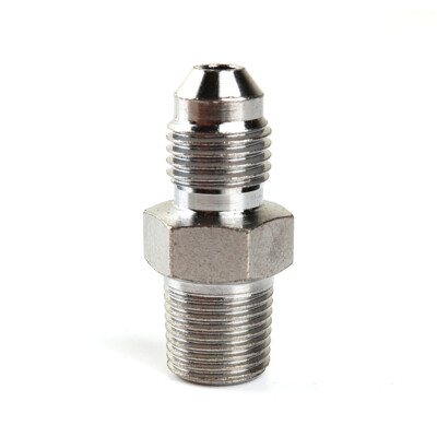 Made Of Steel AN3 3AN to 1/8 NPT 1/8"-27 Metric Brake Line Fitting fits ...
