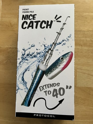 New Protocol Nice Catch Pocket Fishing Pole 9”-40” Fits Most Reels | eBay