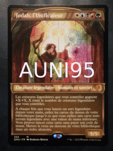 mtg magic Jodah, the Unifier showcase FRENCH vf fr Jodah l'Unificateur ...