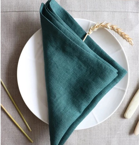 Dinner Napkins For Wedding, Bulk Cotton Napkins Set, Stonewashed Boho ...