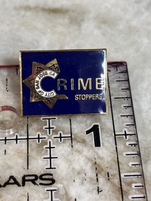 Crime Stoppers Lapel Pin for City of San Jose California | eBay