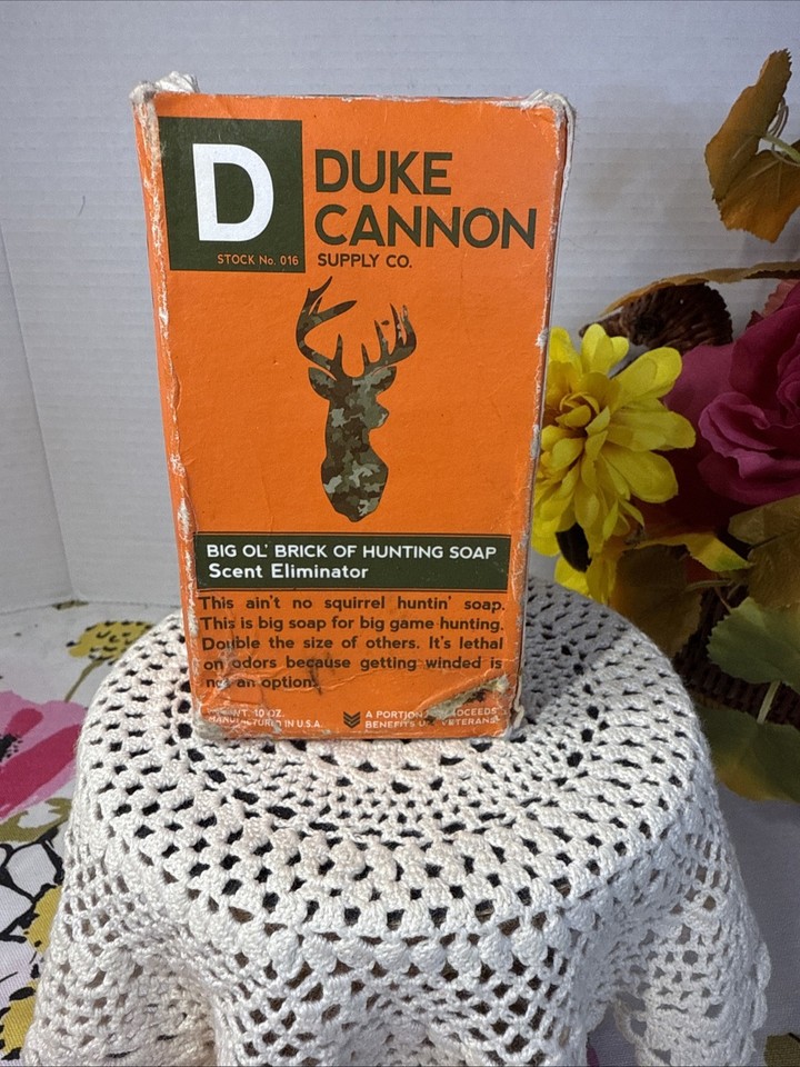 Duke Cannon Big Ol Brick Of Hunting 10oz. Opened/ Little Use | eBay