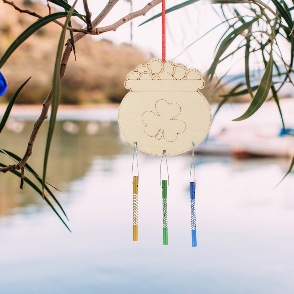Wind Chime Crafts Kit Diy Spring Party Irish Hanging Decoration Chimes ...