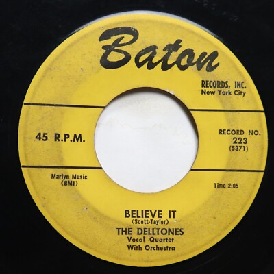 DELLTONES - BELIEVE IT / MY SPECIAL LOVE - DOO WOP 45 | eBay