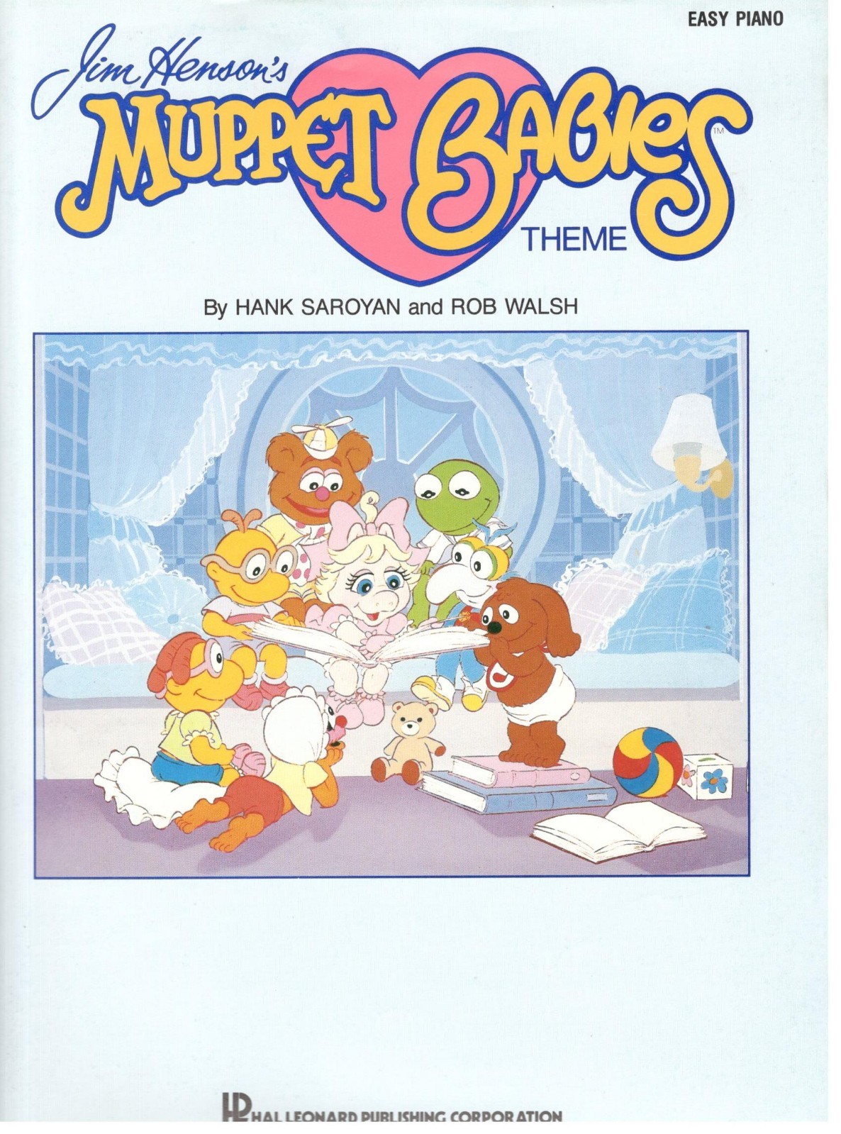 JIM HENSONS MUPPET BABIES THEME EASY PIANO SHEET MUSIC-RARE-1986-NEW ON ...