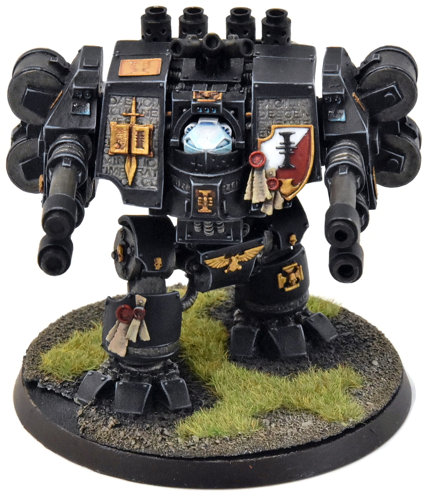 GREY KNIGHTS Venerable Dreadnought #1 PRO PAINTED autocannon 40K | eBay