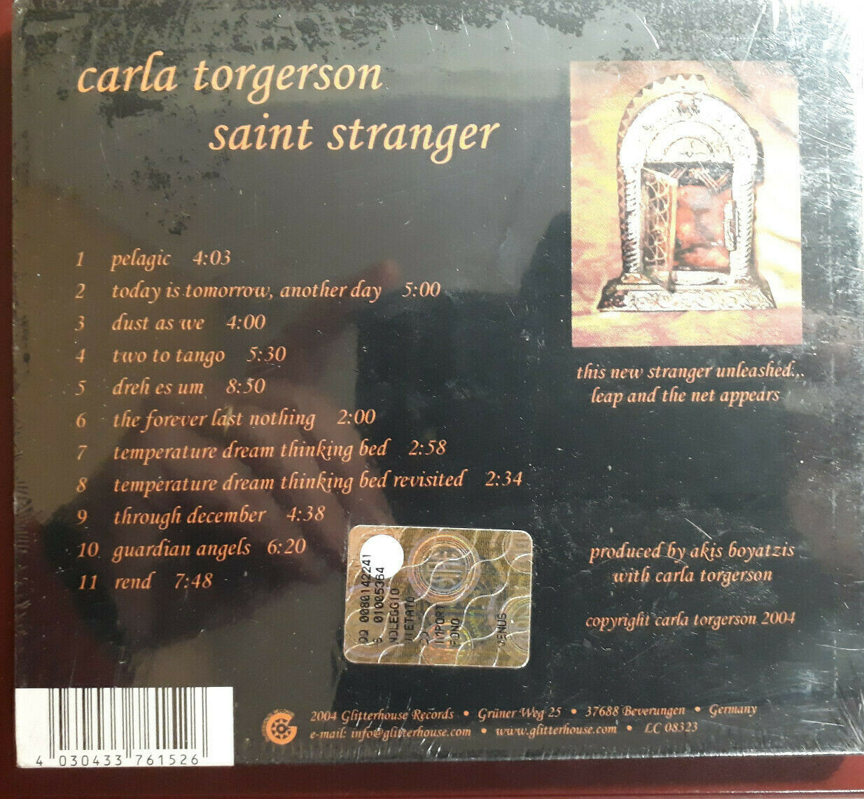 CARLA TORGERSON-SAINT STRANGER- (WALKABOUTS)*CD BRAND NEW SEALED ...