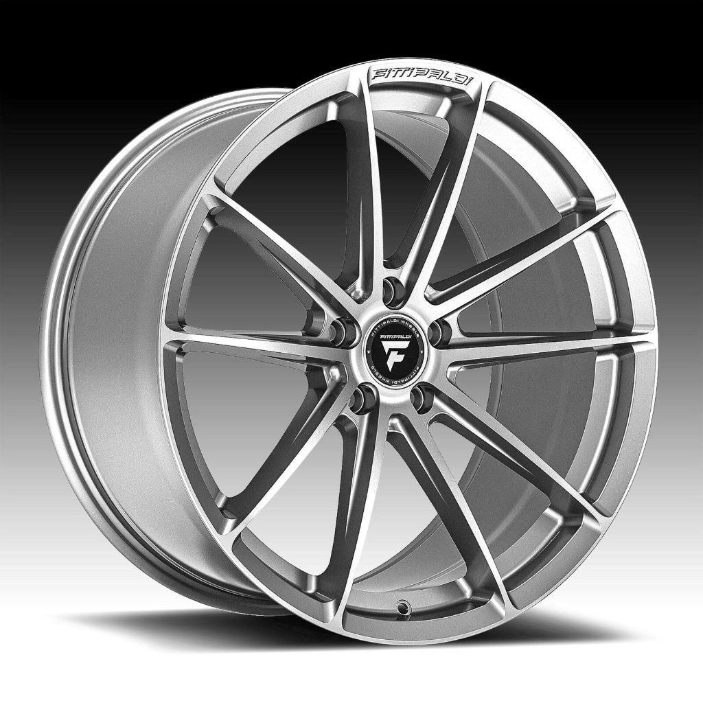 20 inch 20x8.5 Fittipaldi 362S Gloss Silver wheels rims 5x112 +35 | eBay