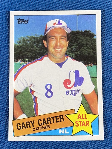 1985 Topps Gary Carter AS Baseball Card #719 SET BREAK Montreal Expos ...