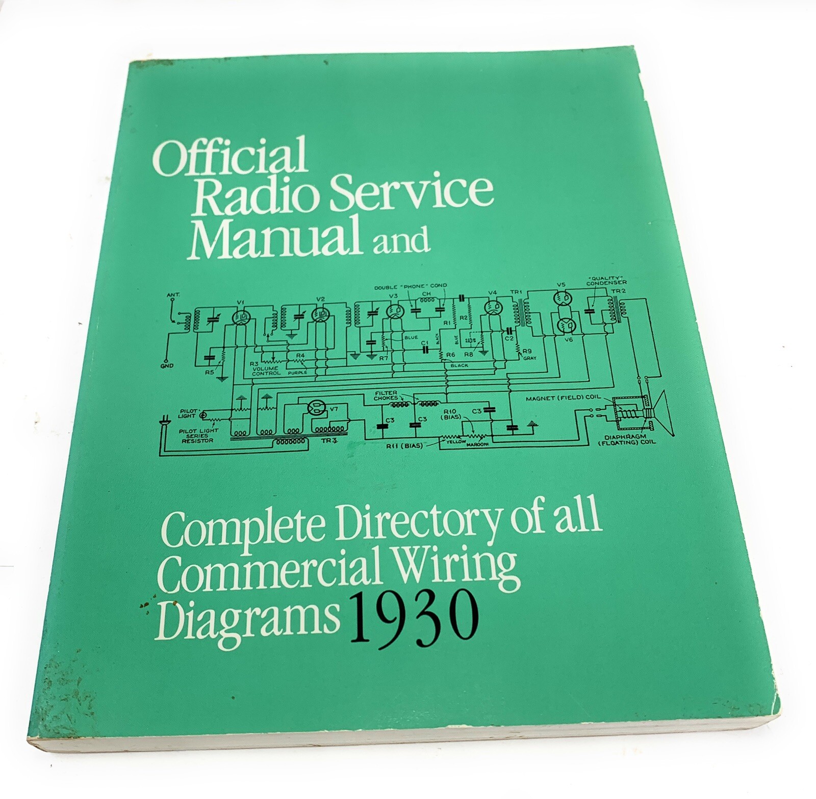 1930 Official Radio Service Manual Complete Directory Wiring Diagrams ...