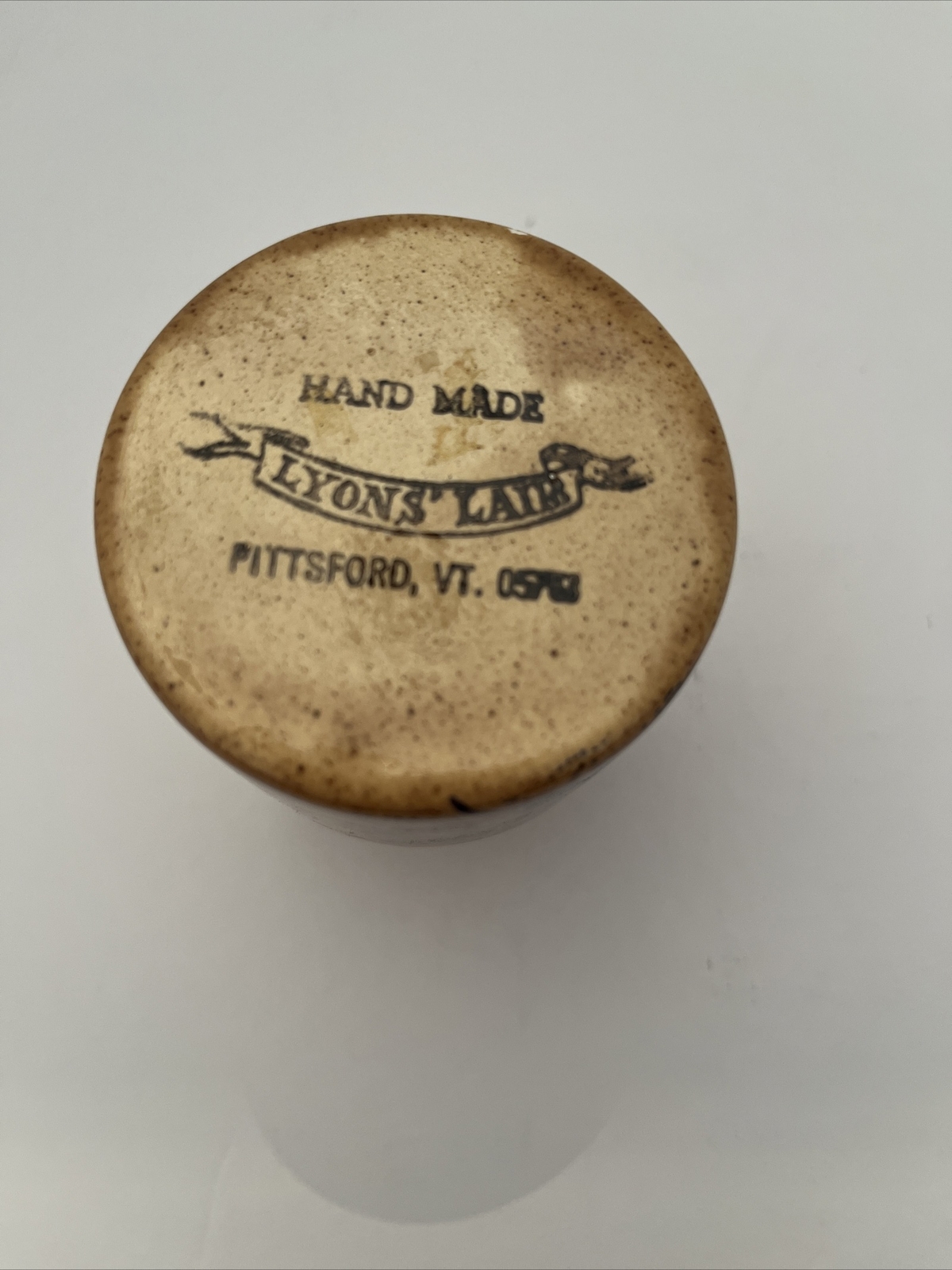 Vintage Lyons' Lair Vermont Maple Syrup Ceramic Glazed Jug Country ...