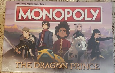 MONOPOLY The Dragon Prince | Ezran Rayla Callum Netflix BRAND NEW ...