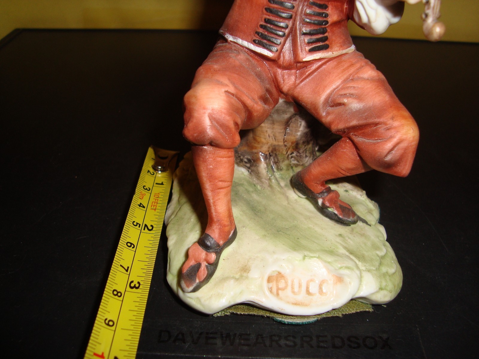 Porcelain Capodimonte by Pucci Italian Figurine Man Playing Violin VG ...