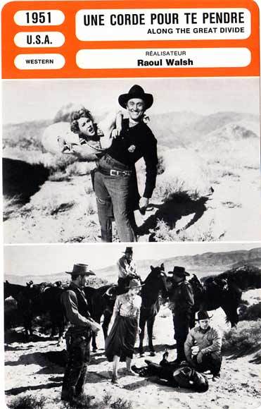 FICHE CINEMA : UNE CORDE POUR TE PENDRE - Douglas,Mayo,Walsh 1951 | eBay