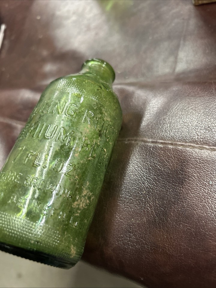 Vintage 2 Rolling Rock Premium Beer Green 7 Oz Latrobe PA Embossed ...