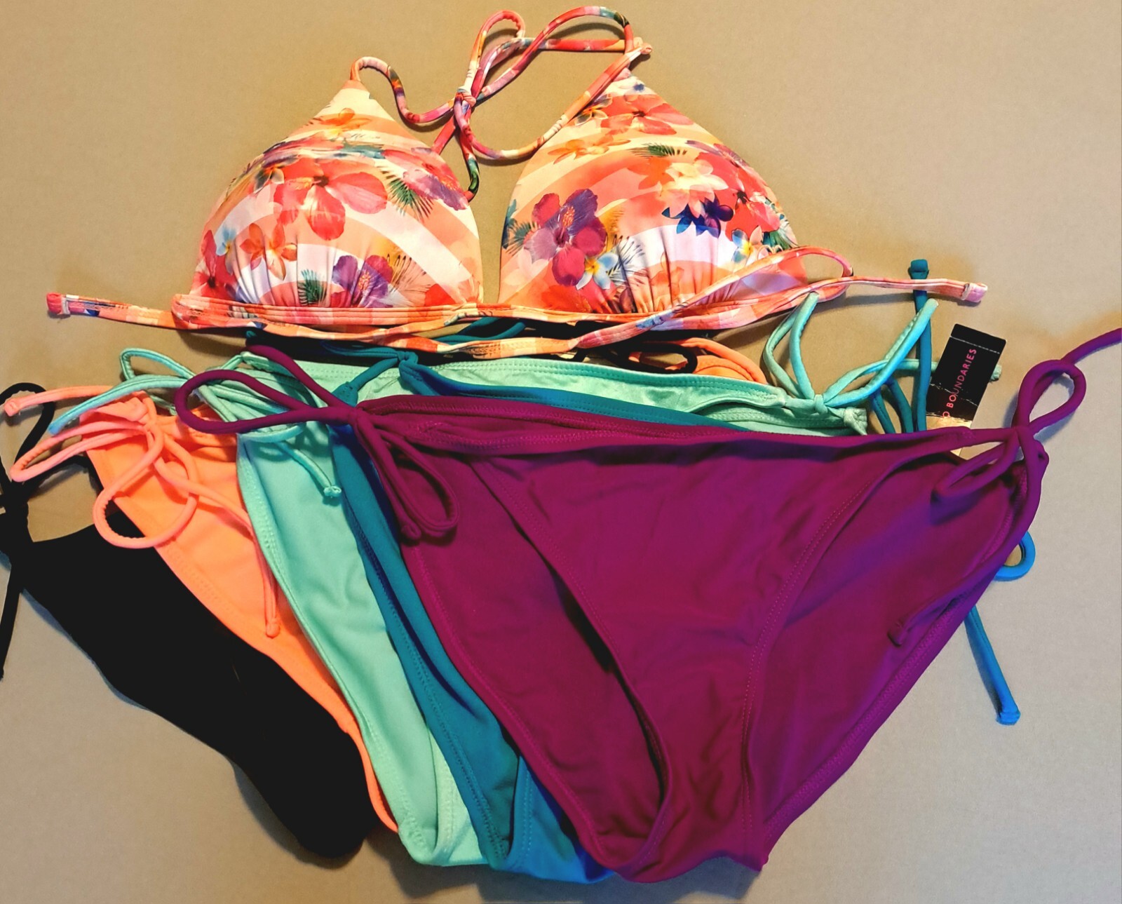 String bikini set swimsuit 6 piece - Gem