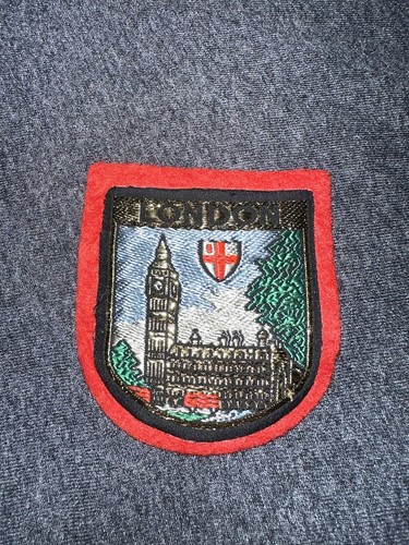 Woven Front w/ Felt Back LONDON PALACE OF WESTMINSTER? England Badge ...