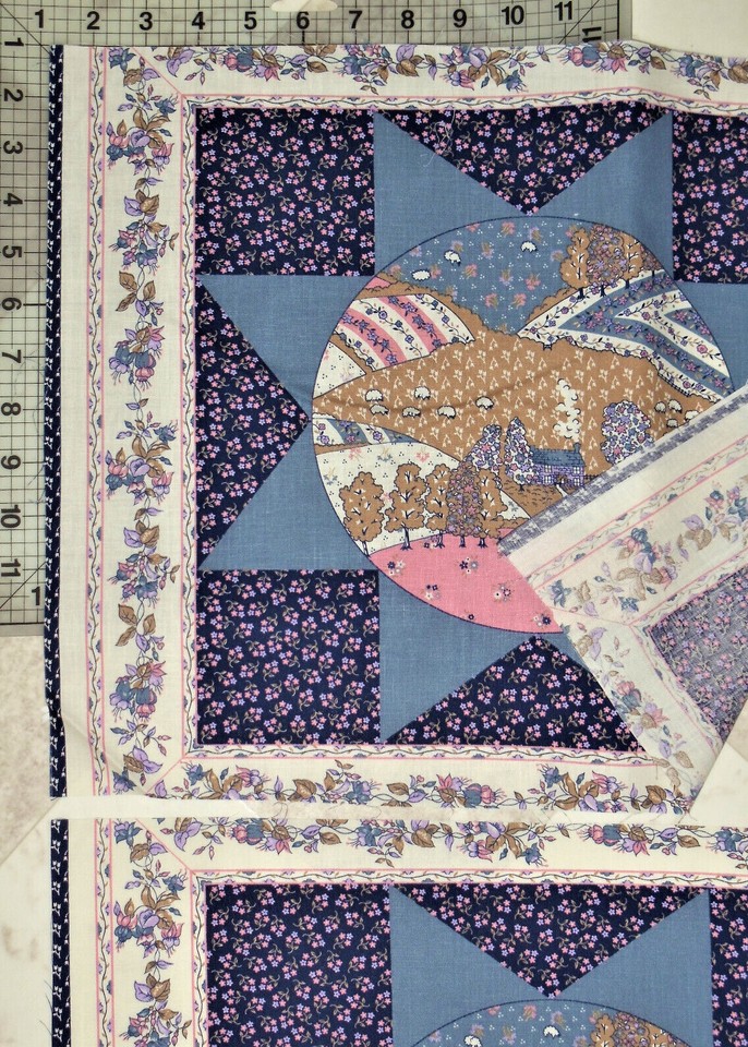 VINTAGE COTTON FABRIC PANELS CHEATERS QUILT PILLOW BLOCKS U PICK | eBay