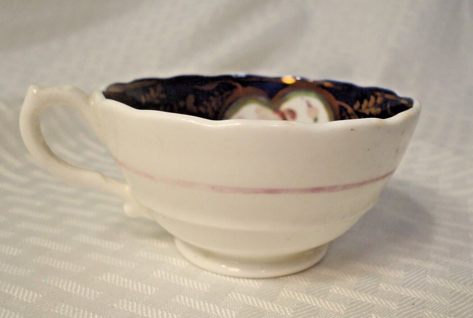 Colorful Antique Staffordshire Gaudy Welsh Porcelain Tea Cup c. 1840 | eBay