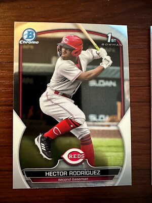 2023 Bowman Chrome Prospects #BCP-95 Hector Rodriguez - Cincinnati Reds ...