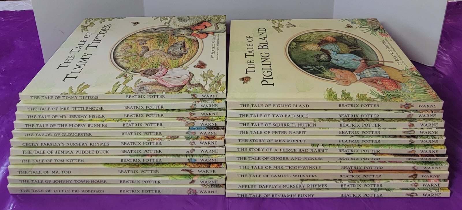 The Complete Peter Rabbit Library Boxed Set 23 Hardcover Books Beatrix ...