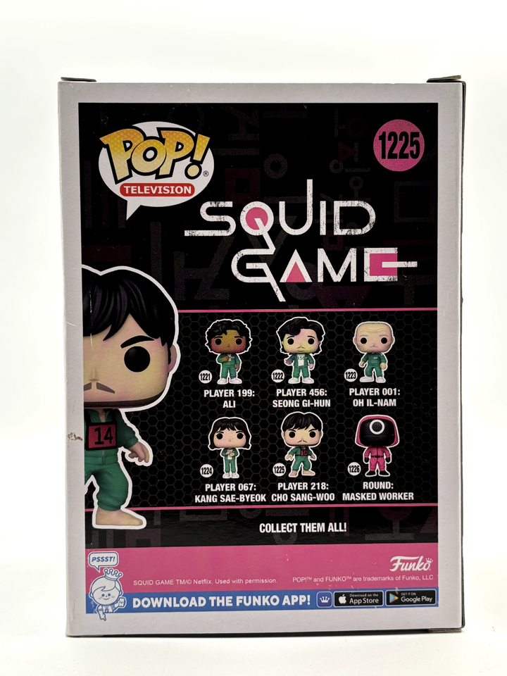 Funko POP! Player 218: Cho Sang-Woo 1225 Squid Game Television W ...