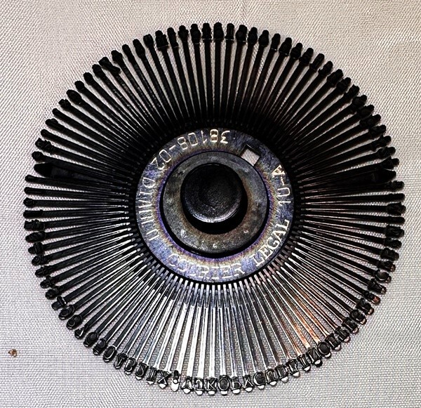 NEW OLD STOCK Diablo Xerox Daisy Print Wheel Courier 10pt 38100-02 | eBay