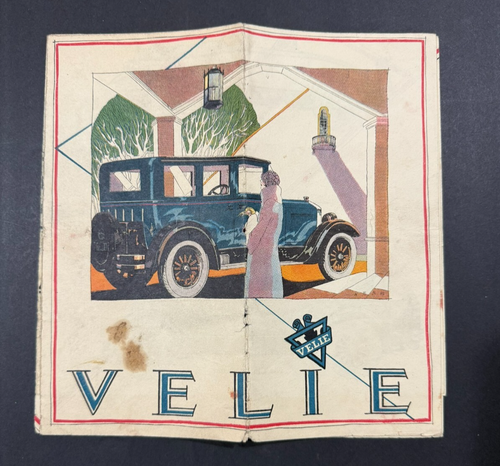 1920's Velie Car Full Line Foldout Brochure | eBay