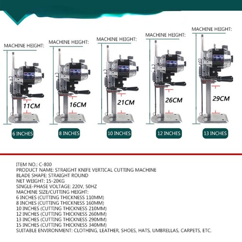 Cloth Cutting Machine Electric Cloth Cutter Fabric Leather Fabric ...