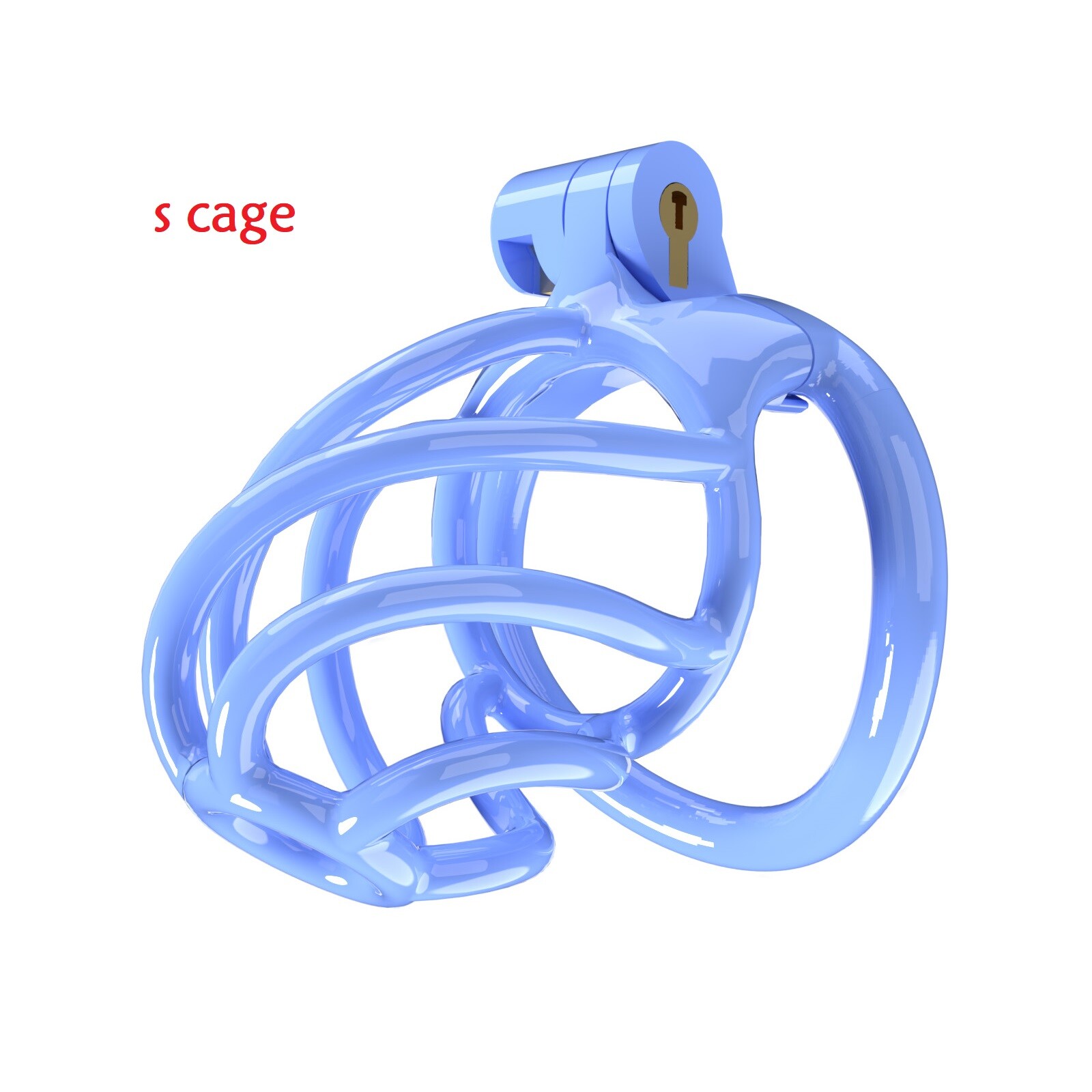 Cobra Male Chastity Cage Device Men Resin Mamba Spiral Locking Belt 4 ...