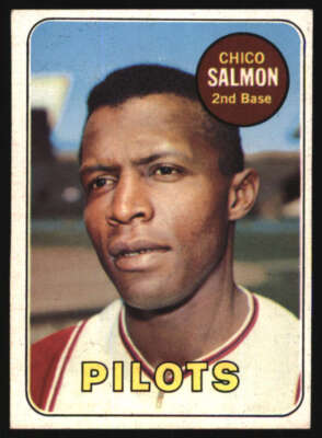 1969 Topps #62 Chico Salmon EX/EX+ Pilots 571280 | eBay