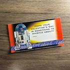 VINTAGE 1999 STAR WARS EPISODE 1 VALENTINE’S DAY CARD VALENTINE R2-D2 ...