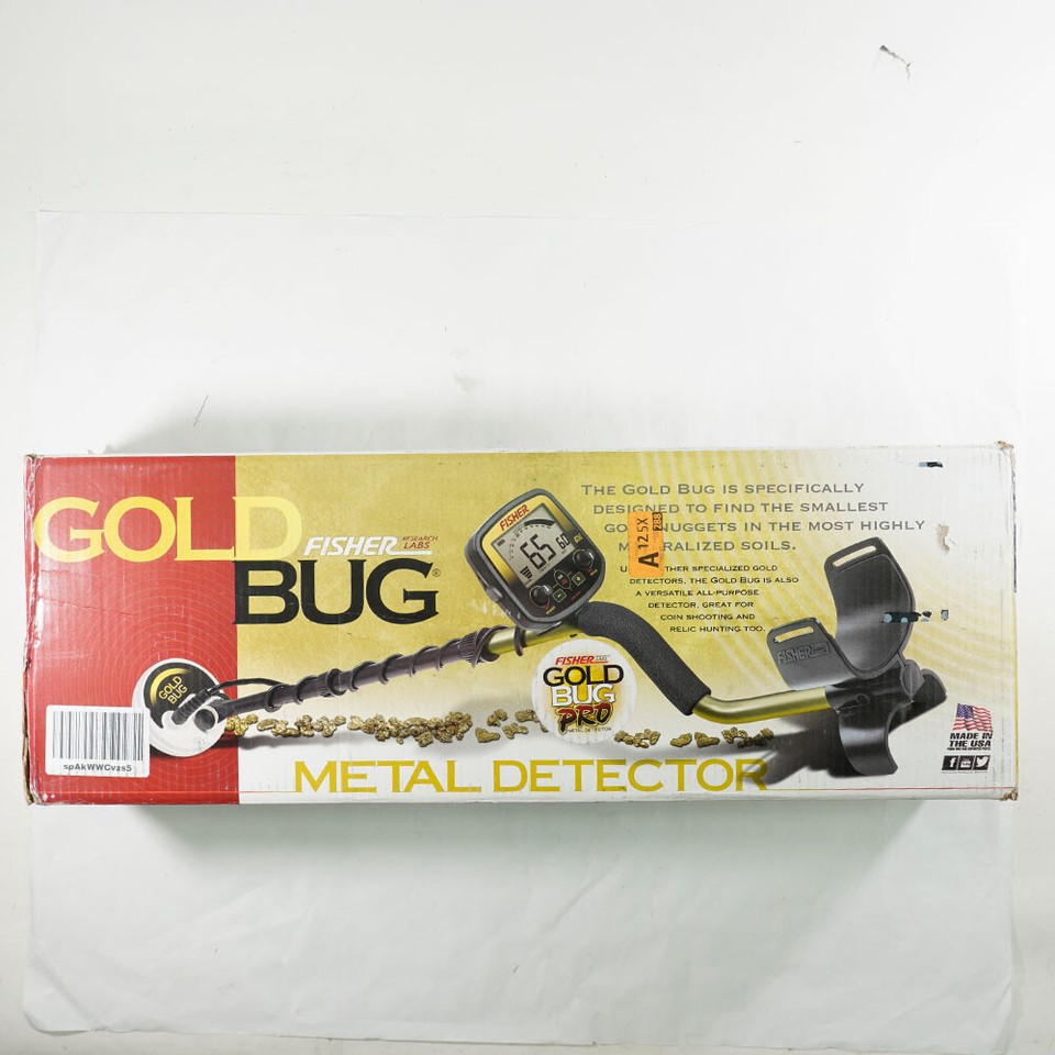Fisher Gold Bug Pro Metal Detector with 5" DD Double-D Coil | eBay