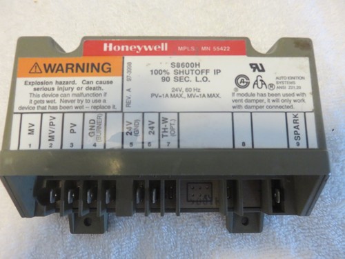 Honeywell Furnace Spark Board Control Board Part # S8600H | eBay