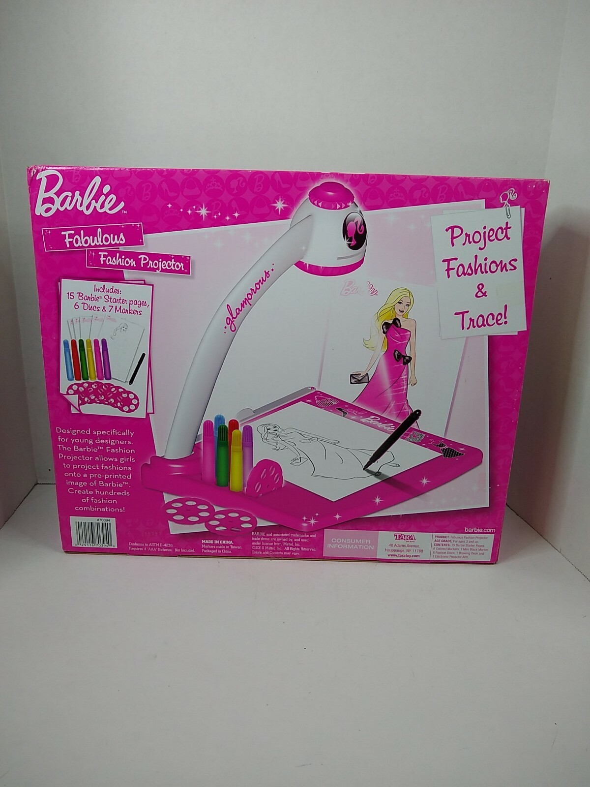 Barbie Fabulous Fashion Projector Create Glamorous Fashions Trace Draw ...
