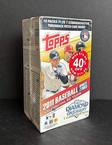 2011 Topps Baseball Update Series Blaster Box Factory Sealed | eBay