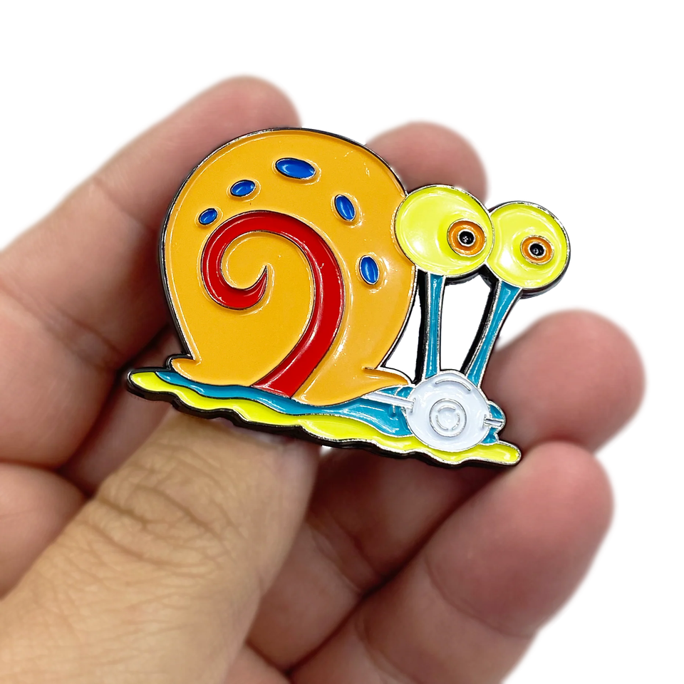 Gary the Snail Mask Pin inspired by Sponge Bob EE-017 ZQ-147 | eBay