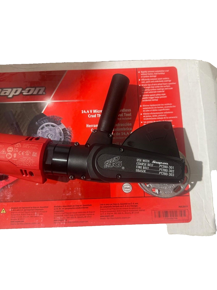Snap-on 14.4V Cordless Crud Thug Removal Tool Body Only | CTCRUD861DB ...