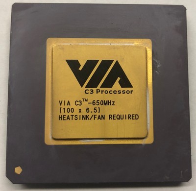 VIA C3-650MHz Desktop CPU Processor | eBay