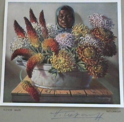 .. Tretchikoff Print - Signed: Flower Seller | eBay