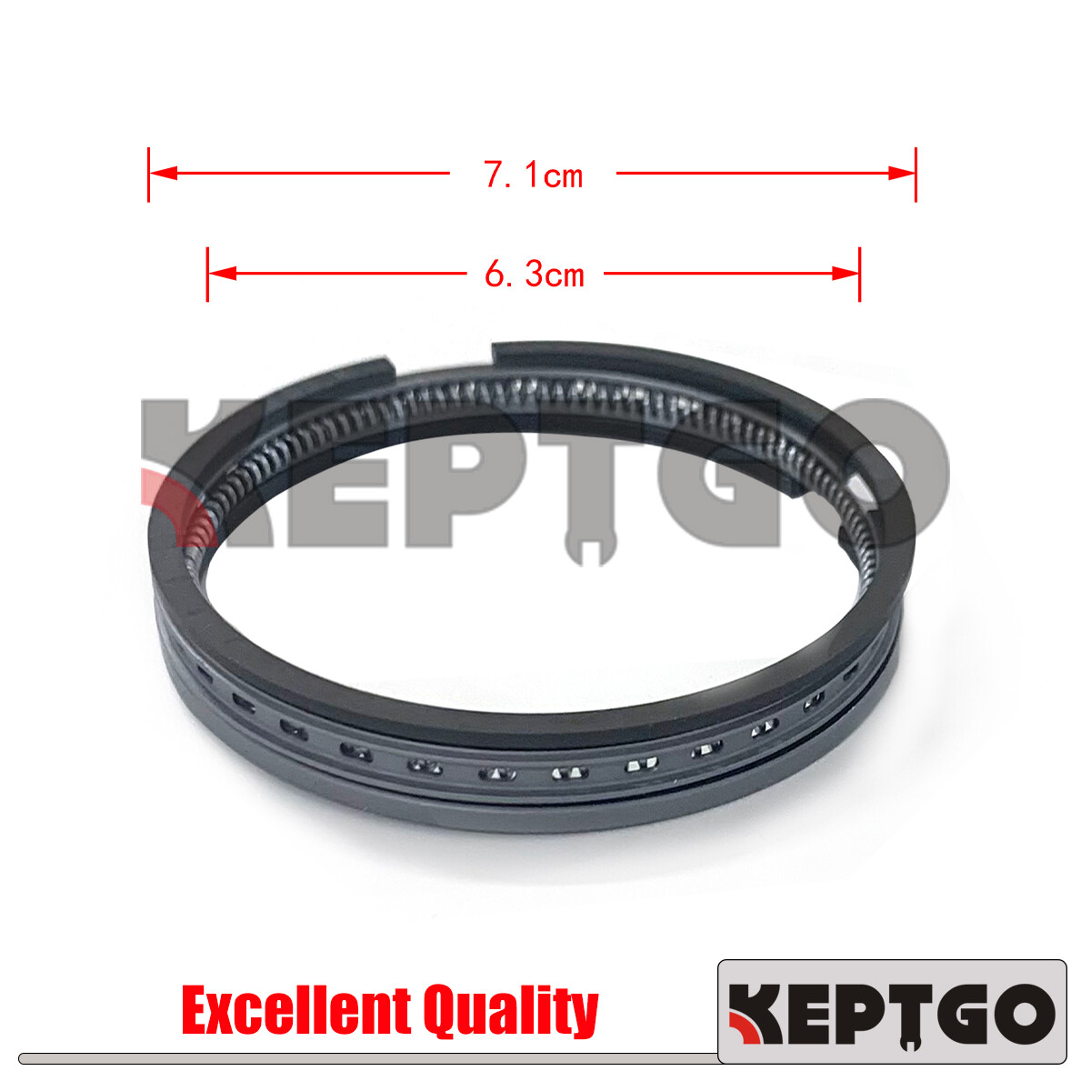 Z500 Piston Ring Set Fit For Kubota ZB500 B5000 B5001 B5100 Tractor (2 ...