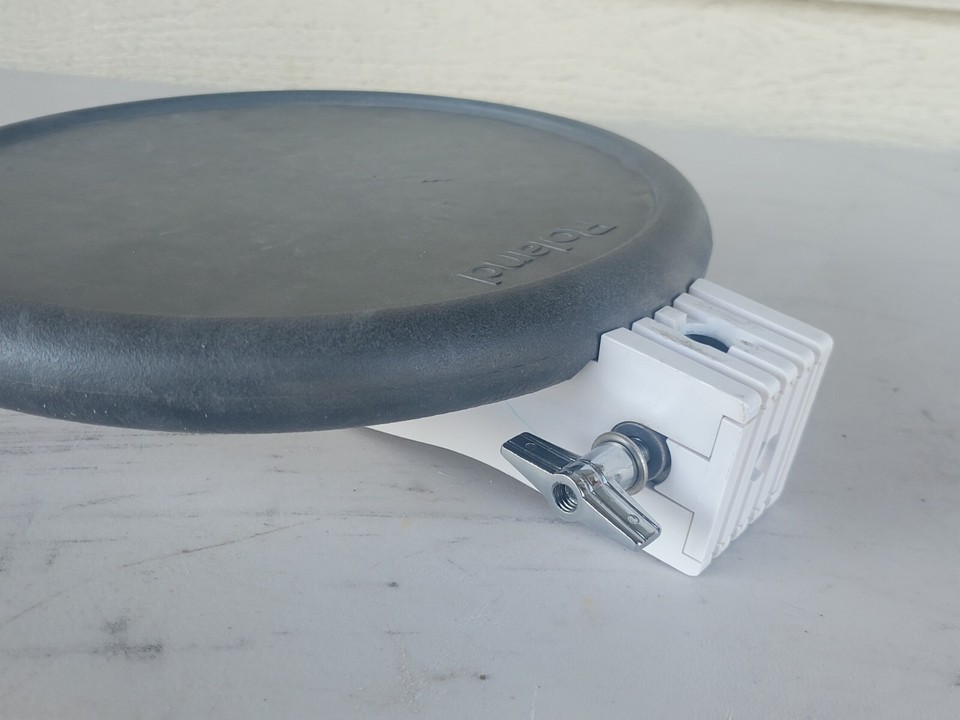 Roland PD-9 white rubber tom snare or cymbal Dual Trigger pad 9” | eBay