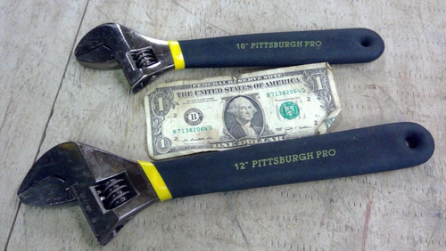 2 Pc Pittsburgh Pro 10" 12" Adjustable Crescent Wrench Set | eBay
