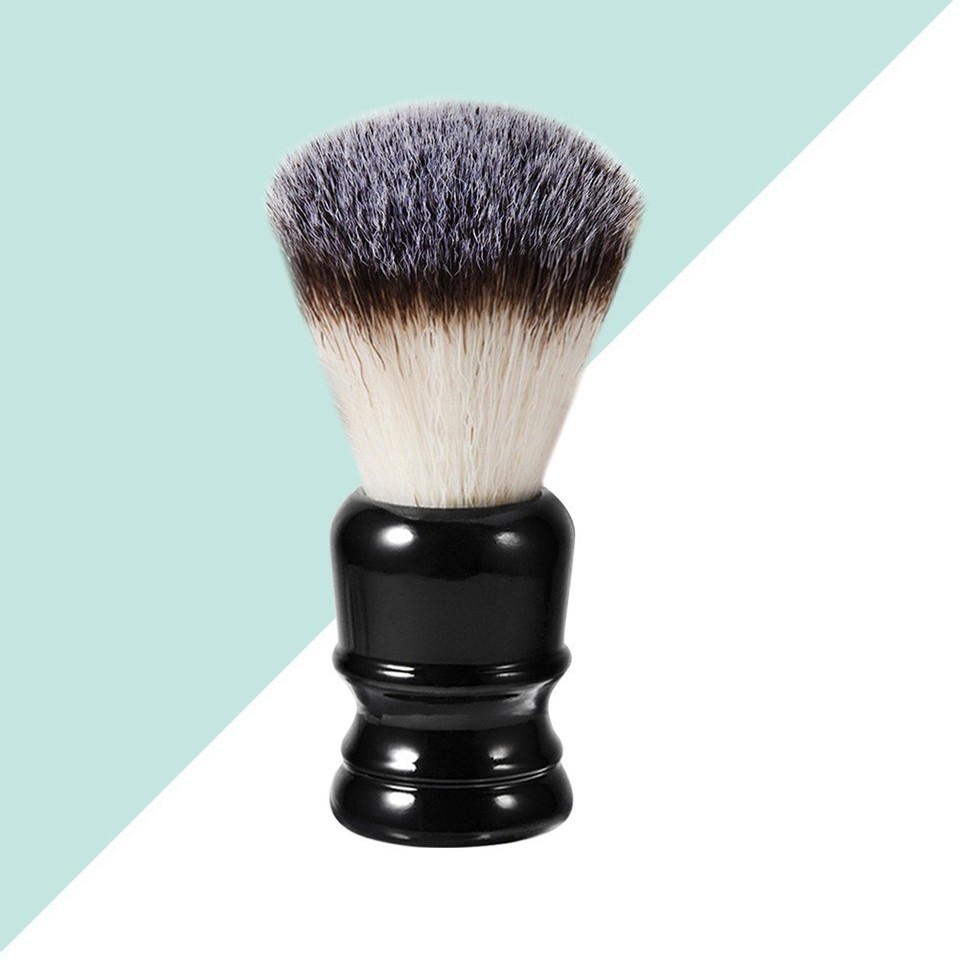 1PC Whisker Brush Resin Handle Nylon Shaving Brush Portable Simple ...