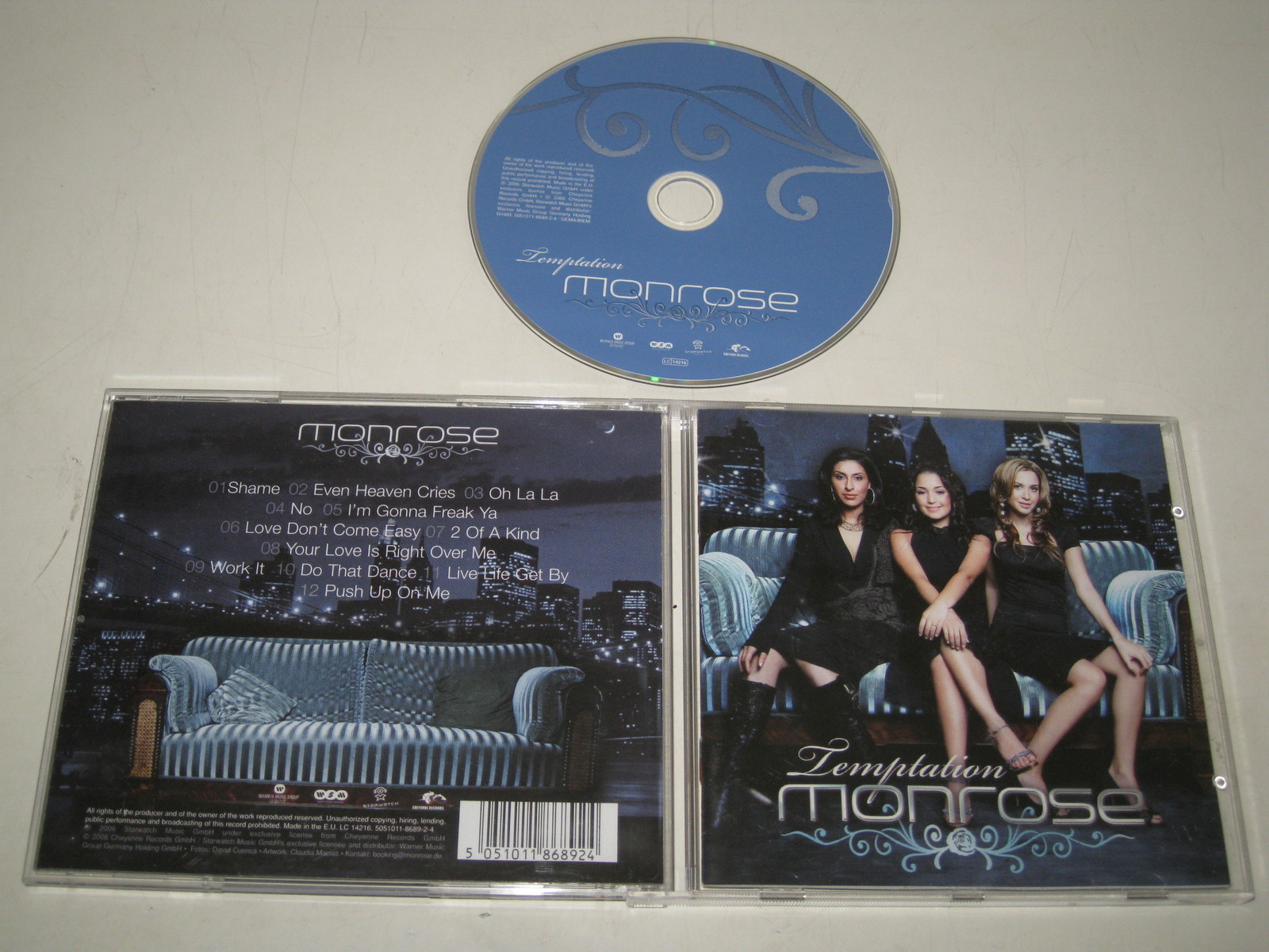 Monrose / Temptation (Tentation) (Warner/5051011-8689-2-4) CD Album | eBay