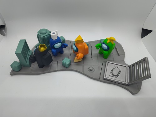 Among Us Lot 4 Figures And Track Set | eBay