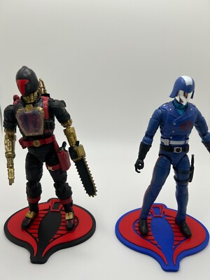 GI Joe Cobra Action Figure Stands 1:12 Classified Scale 3D Printed | eBay