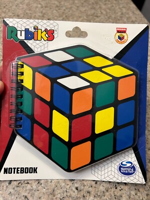 Rubik's Cube Shaped Notebook Notepad by Spin Master - 80 Sheet - New ...