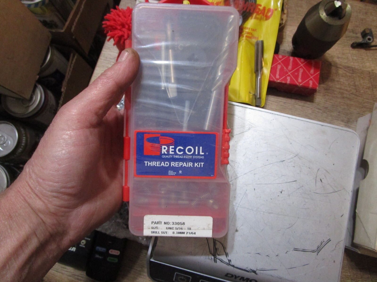 NOS Recoil 33058-5 5/16" - 18 Tpi Master Thread Repair Kit Bit Tap Tool ...
